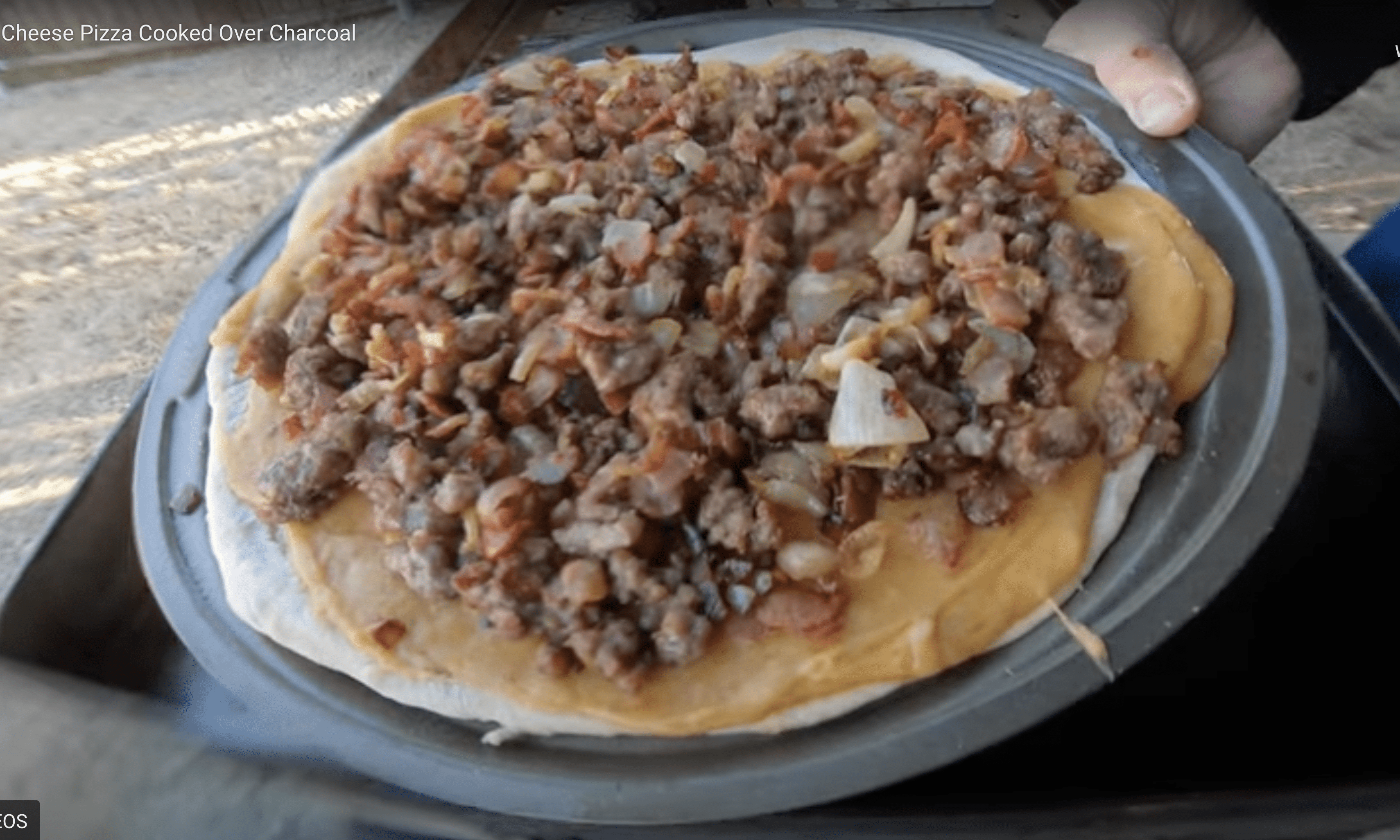 Beer Cheese Bacon Pizza | Cooked On The Pit Barrel Cooker – Okie Smokin