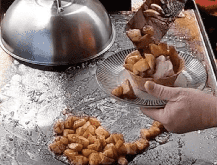 Cinnamon Apple Ice Cream Treat Cooked On The Blackstone Griddle – Okie ...